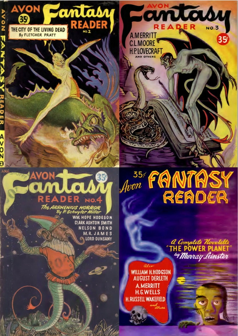 Vintage Fantasy Horror Magazine Collection: 24 Risque Sci-fi Issues ...