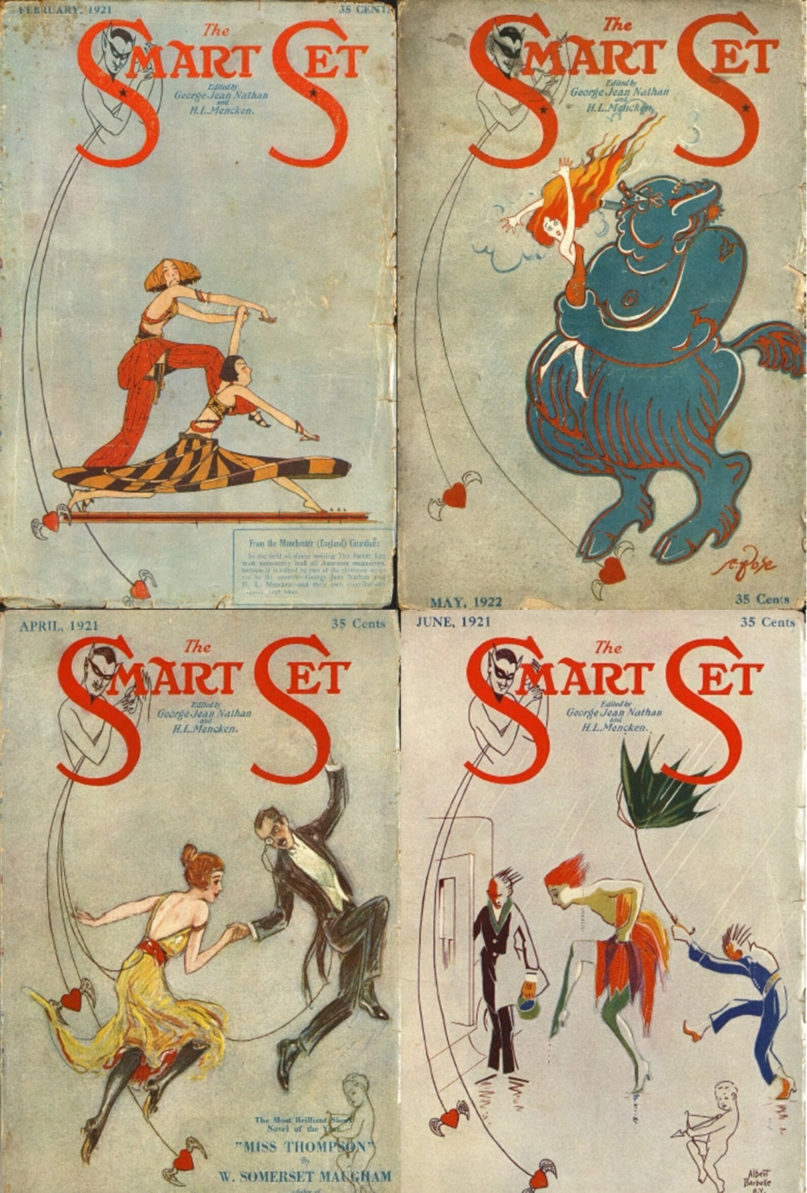 Smart Set Magazine American Literary V.5 1921-1922 Magazine for and ...