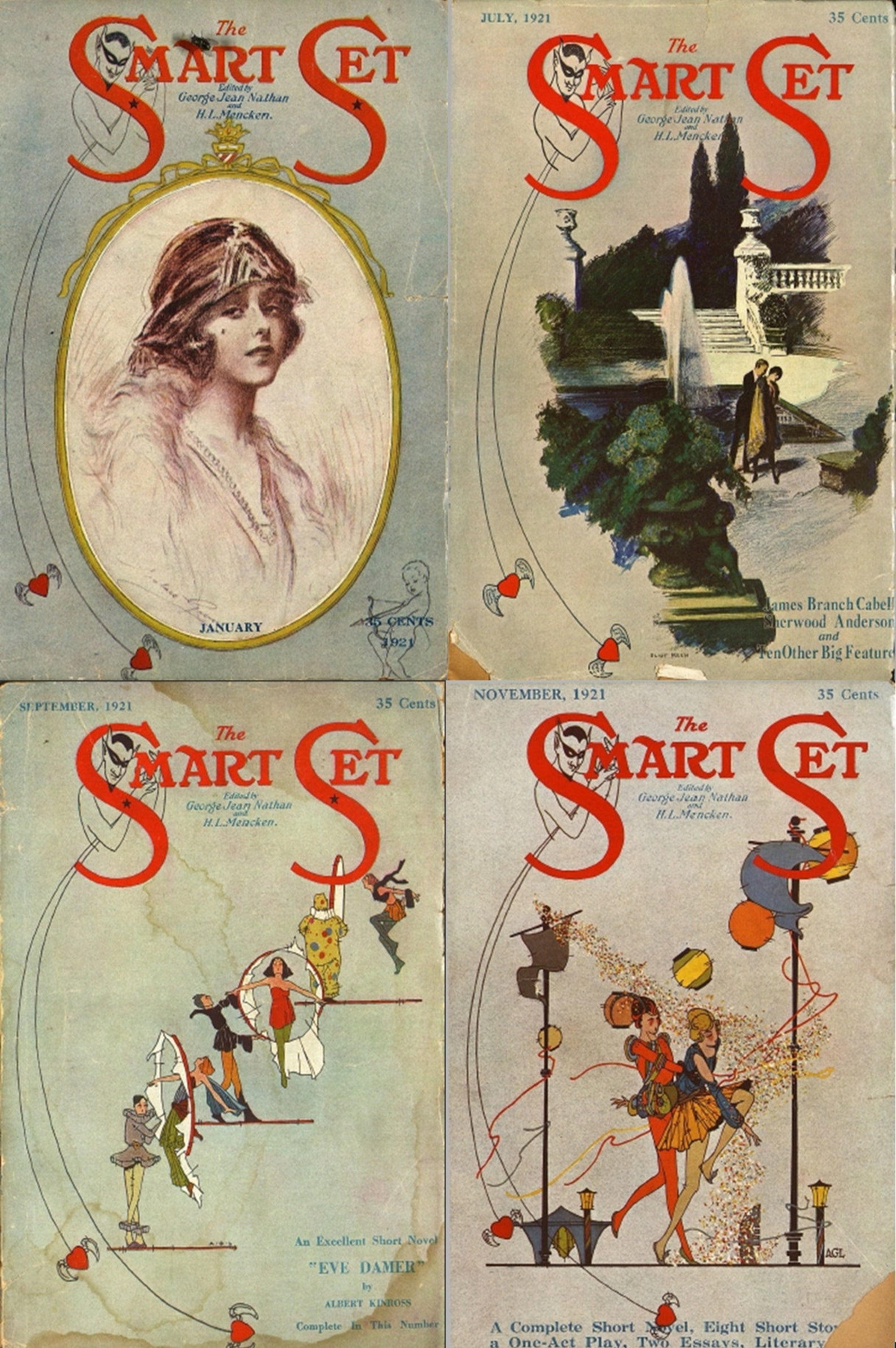 Smart Set Magazine American Literary V.5 1921-1922 Magazine for and ...
