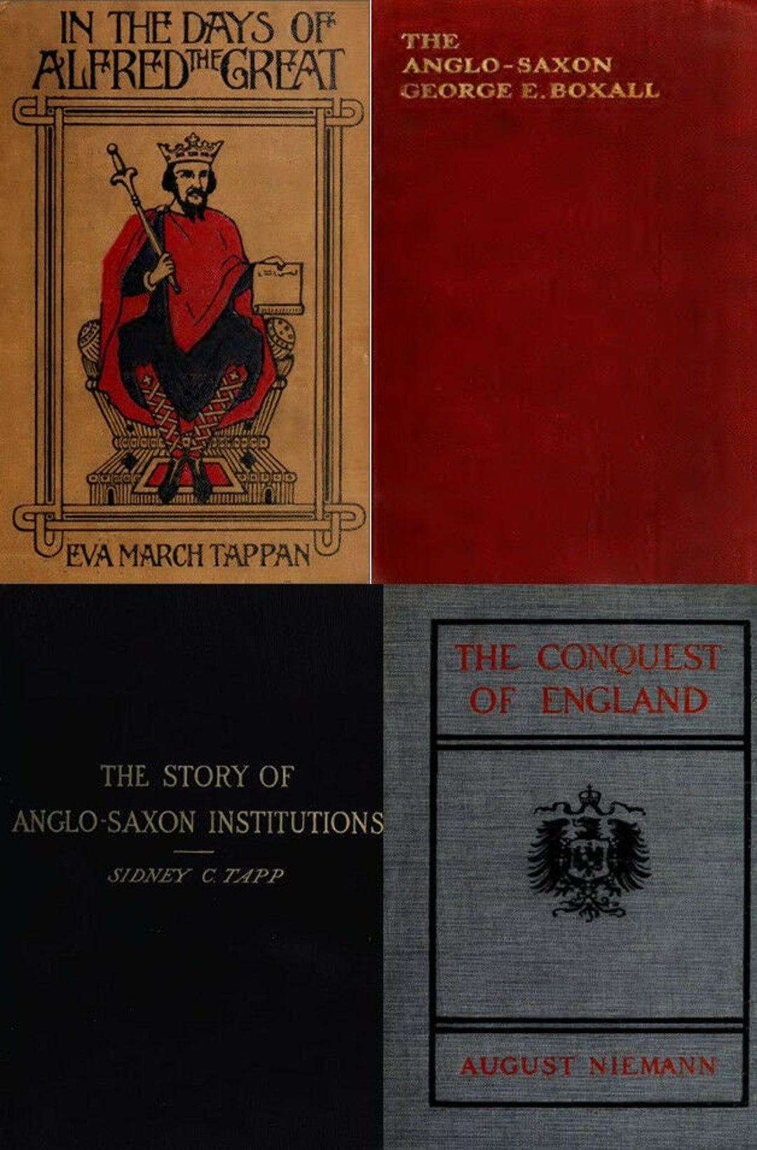 195 Old Books on the Anglo-saxon, History, Culture, Wars, Language ...