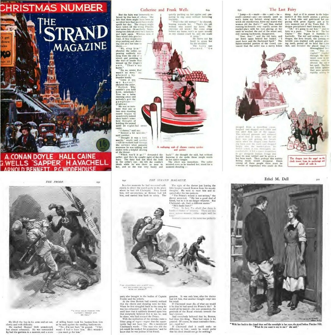 The Strand - British Monthly Magazine Fictional Mystery Adventure ...