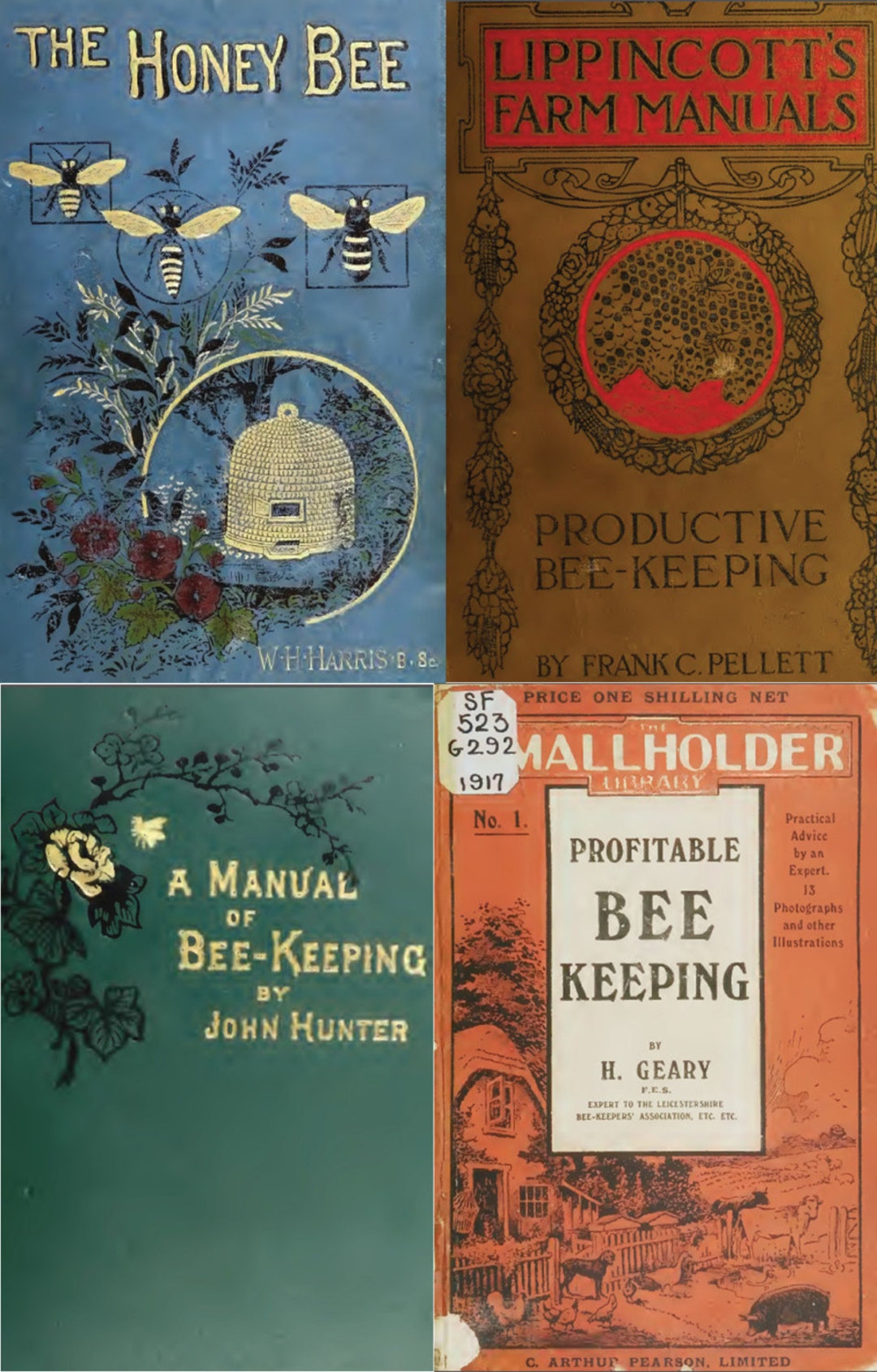 Vintage Beekeeping Books Collection: 100+ Honeybee, Hive & Honey Guides ...