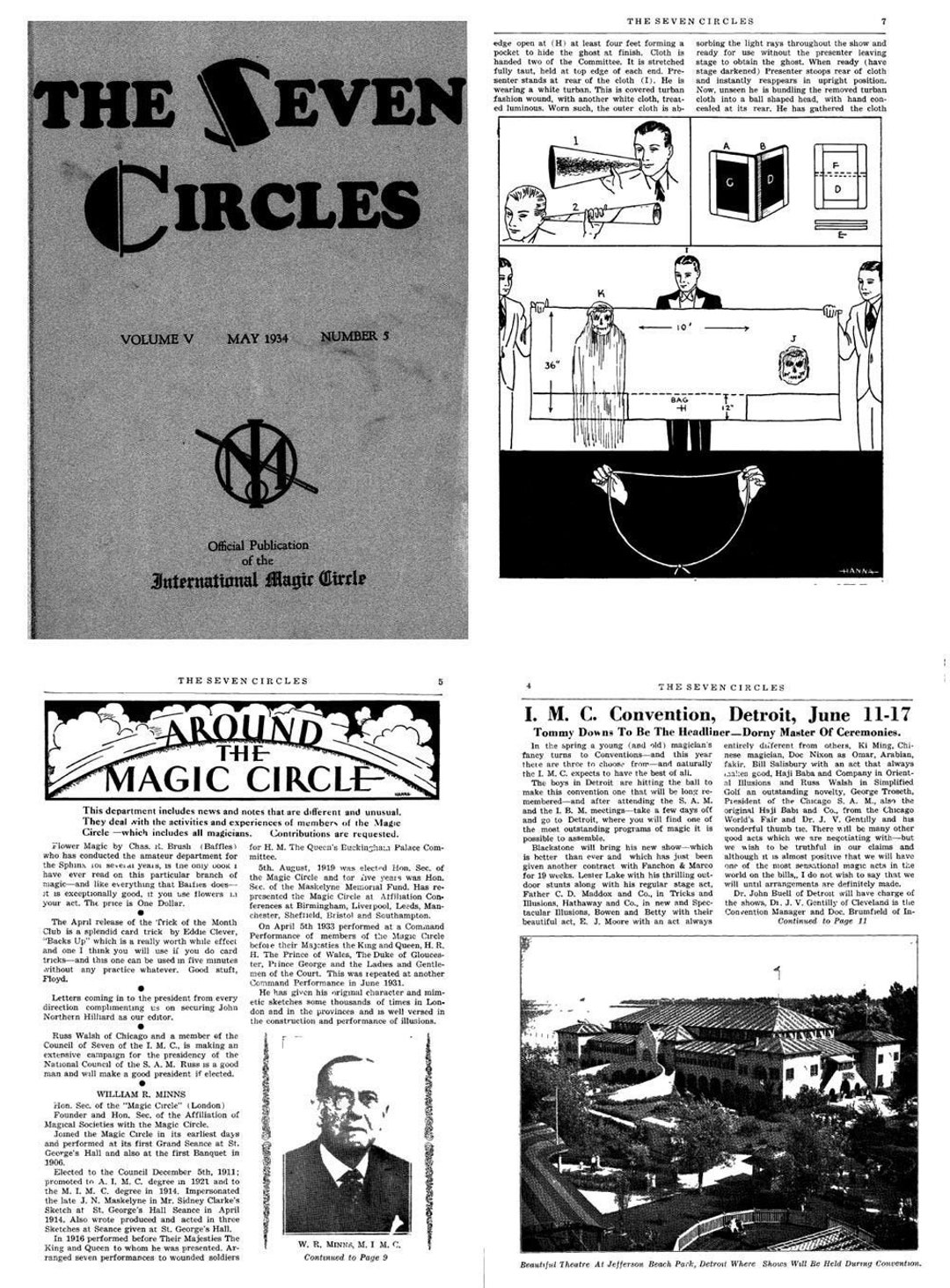 The Seven Circles Magic Magazine: 30 Vintage Issues (1931-1934 ...