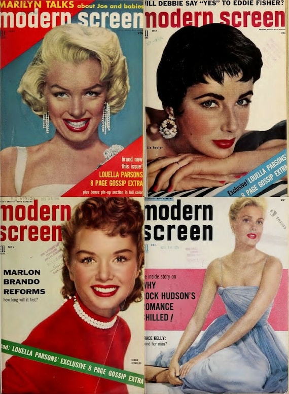173 Old Issues of Modern Screen-america Movies Magazine Vol.2 - Etsy