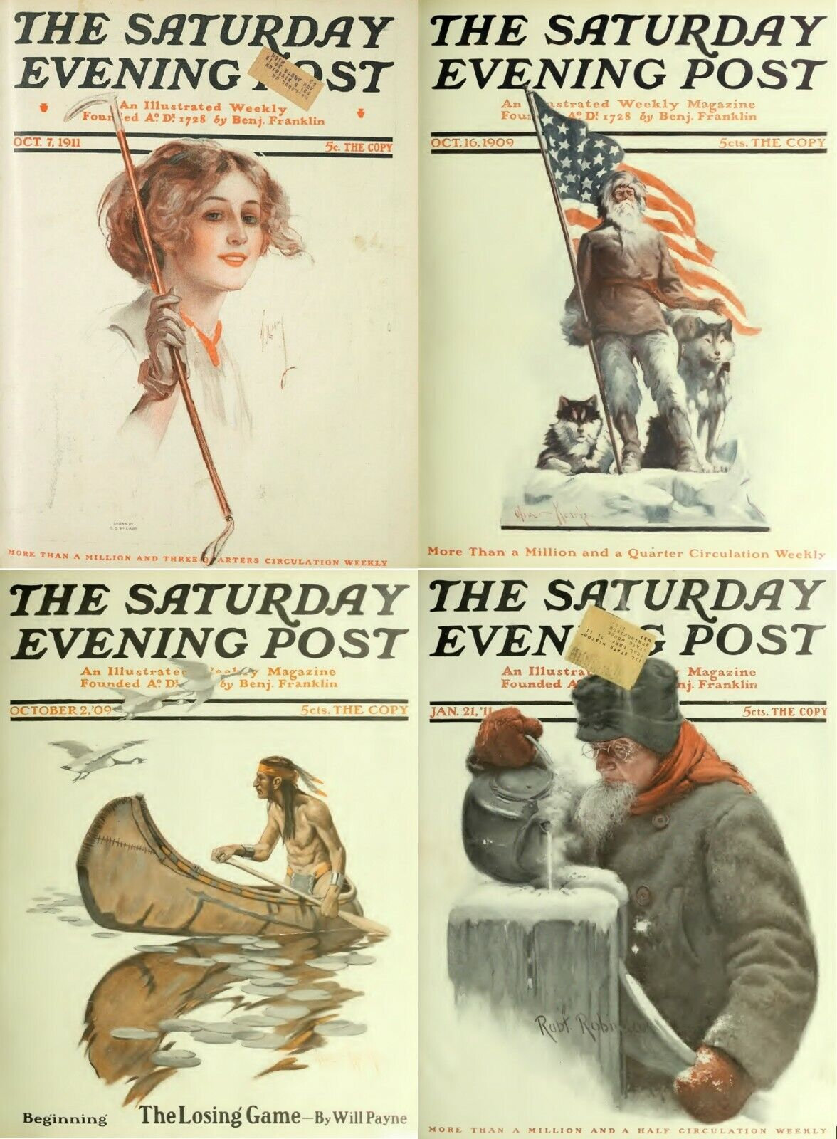The Saturday Evening Post Magazine Focus on Culture History Art Fiction ...