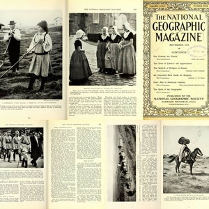 The National Geographic Magazine (1913 -1922) - 120 Rare Old Issues ...