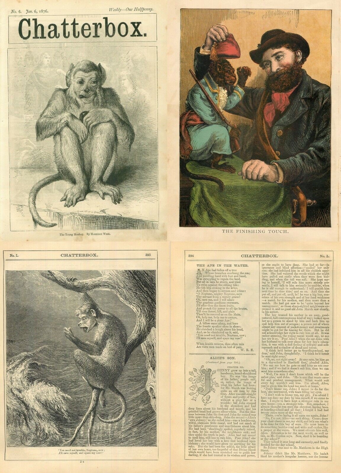 Chatterbox Vol.1 (1872-1880) - Vintage Illustrated Victorian Magazine ...
