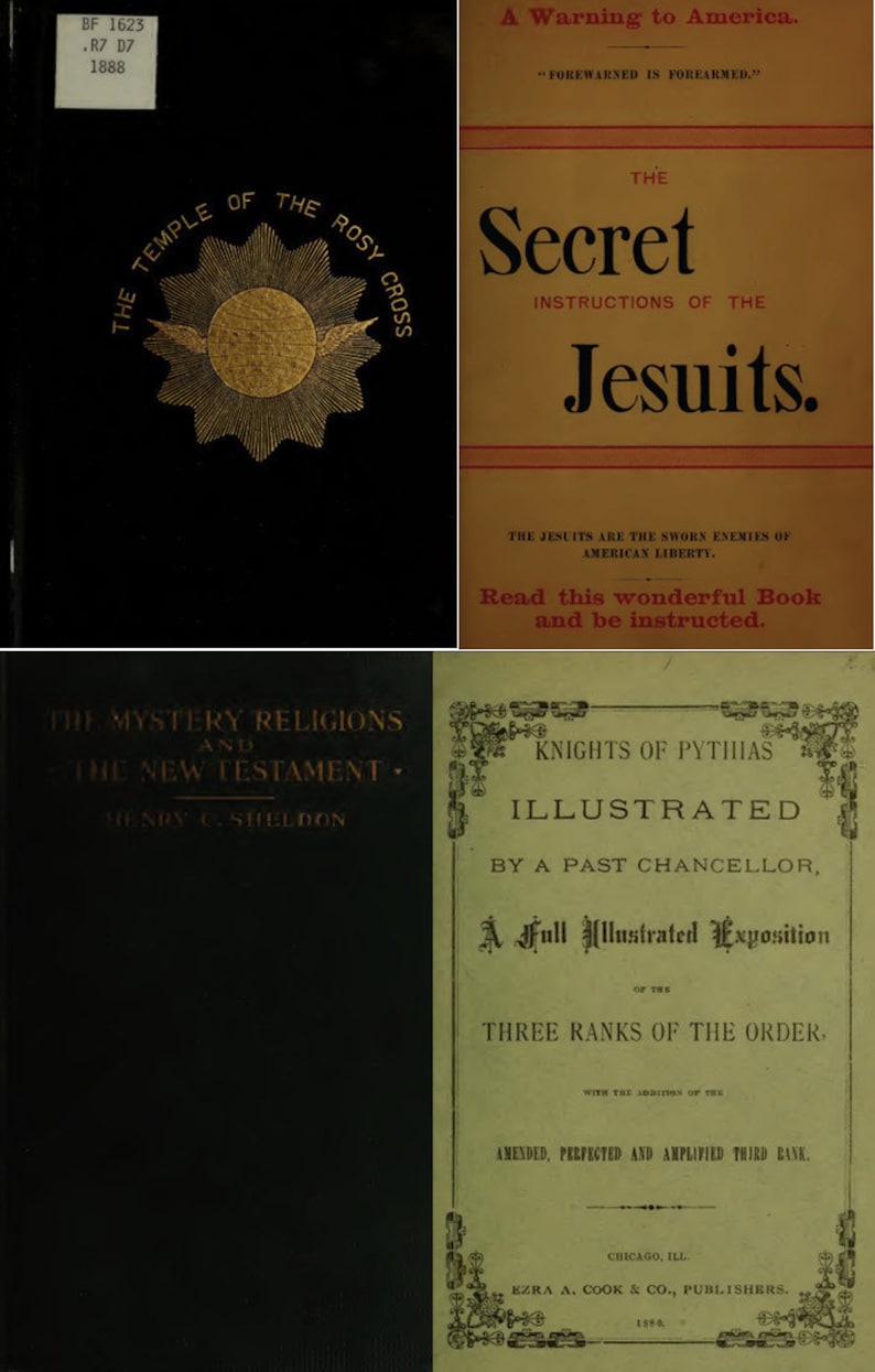 Secret Societies Forbidden History Secrecy Conspiracy Freemasonry ...