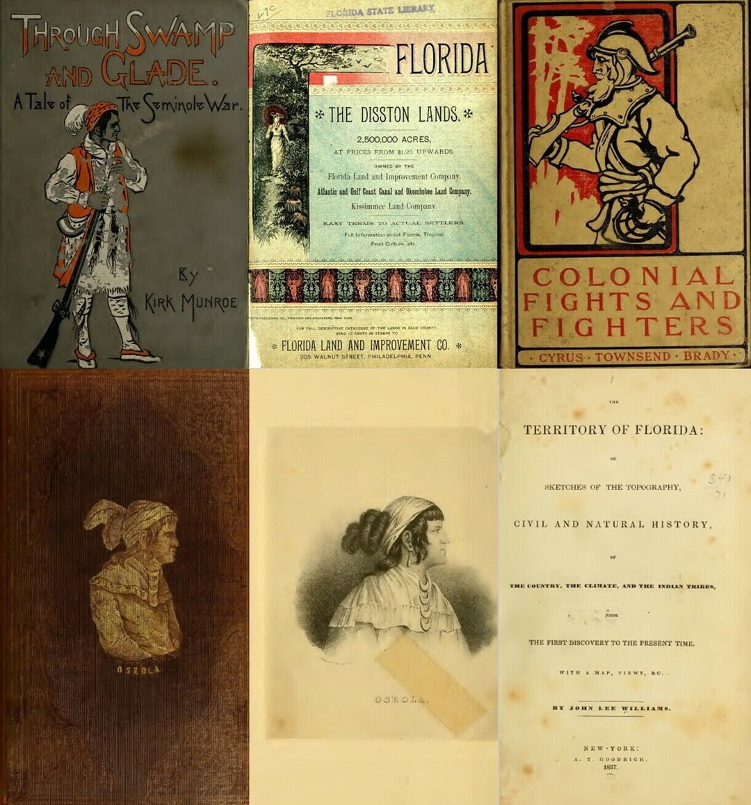 Florida History Genealogy Ancestry Families Records - 218 Rare Old ...