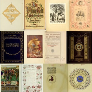 Medieval Illuminated Manuscript Art Books: Calligraphy & Scribes - 161 ...