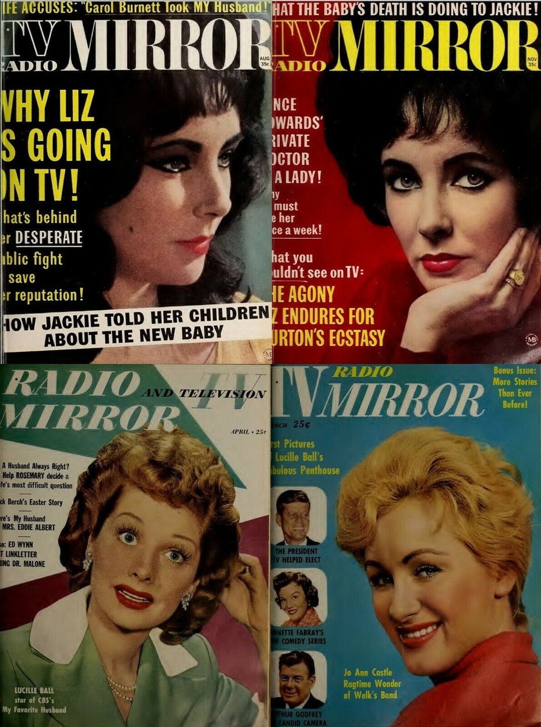 Radio Mirror - TV Radio Fan Magazine VOL.2 (1950-1963) – 150 Old Issues ...