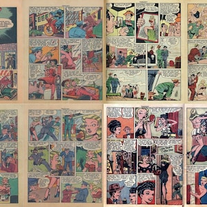 6 Old Rare Issues of Torchy - Vintage Comic Strip Fantasy Risque Sexy ...