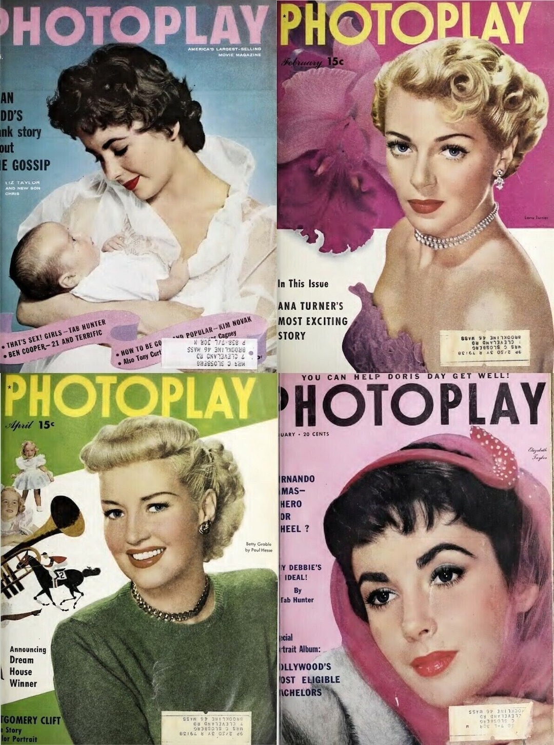 Photoplay - America Film Fan Magazine Vol. 3 (1947-1964) – 205 Old ...