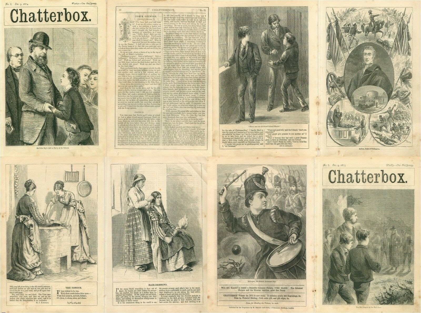 Chatterbox Vol.1 (1872-1880) - Vintage Illustrated Victorian Magazine ...
