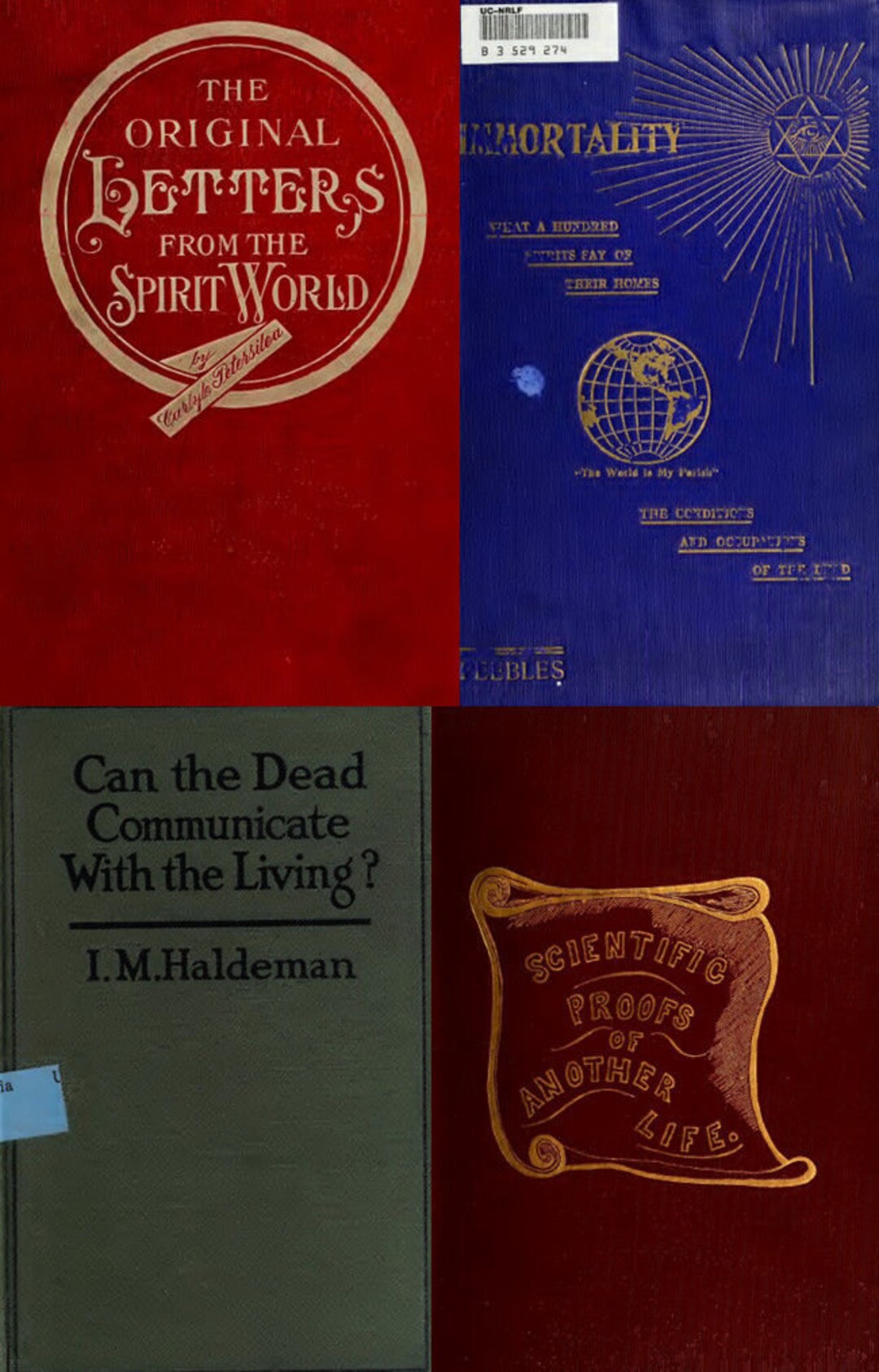 300 Rare Books on Spirits, Medium, Seances, Oja Boards, Communication ...