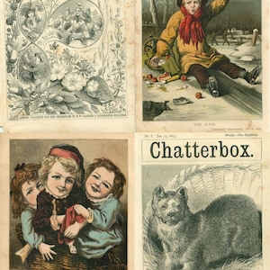 Chatterbox Vol.1 (1872-1880) - Vintage Illustrated Victorian Magazine ...