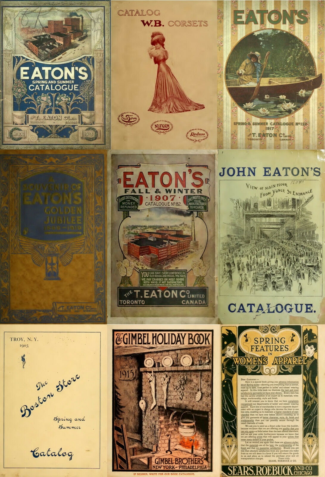 Vintage Department Stores Catalogues Fashion Styles Clothing Dresses ...