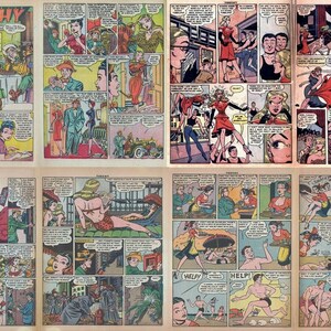 6 Old Rare Issues of Torchy - Vintage Comic Strip Fantasy Risque Sexy ...
