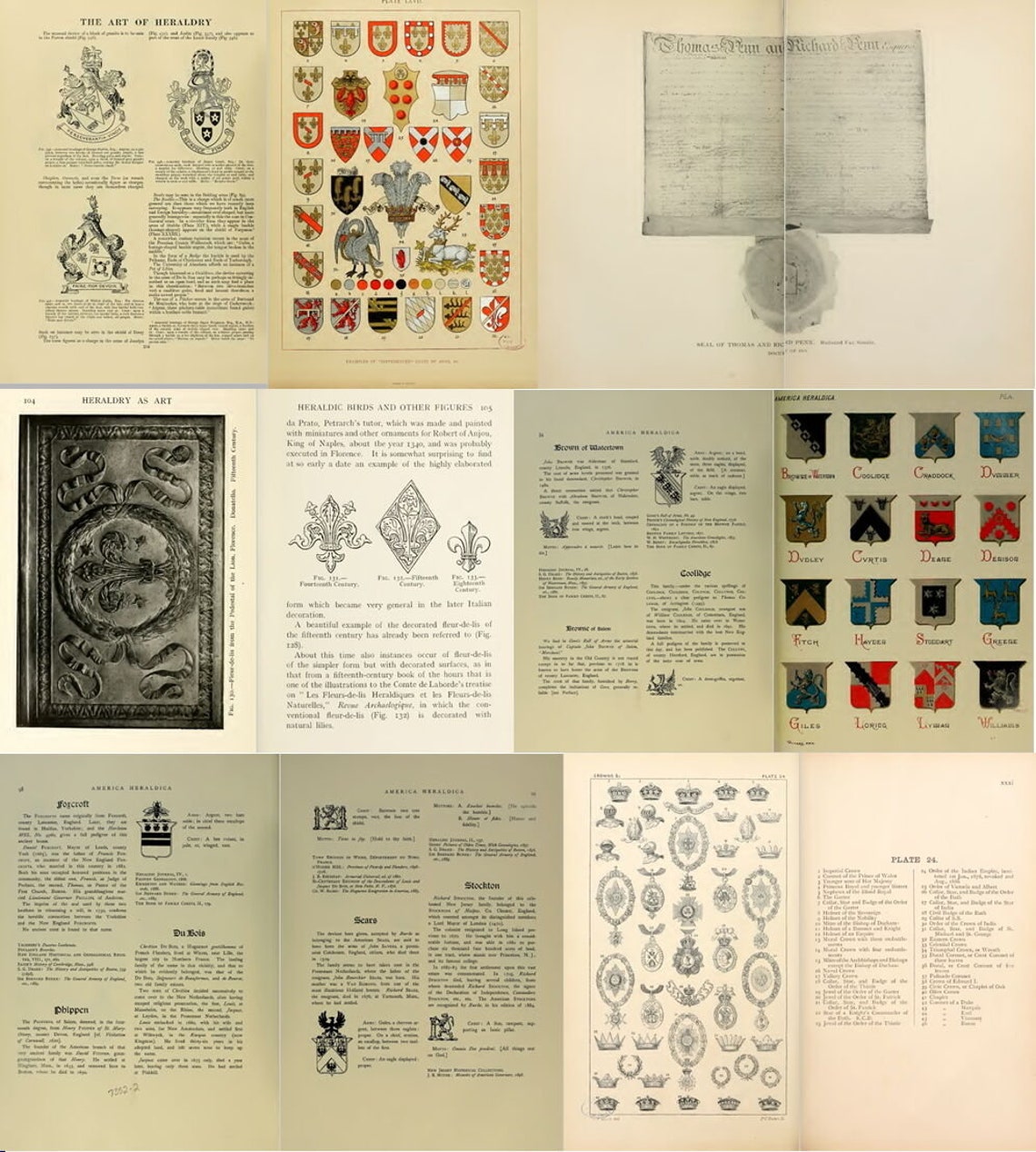 161 Rare Old Books on Heraldry Family Crests Emblems Shields - Etsy