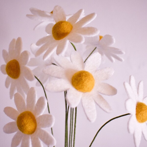 Felt Daisy - Etsy