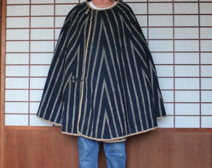 Samurai Travel Cape, Japanese Dochu Gappa, Late Edo Era, Authentic ...