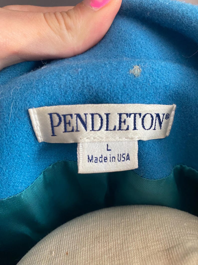 Vintage Pendleton Wool Coat - Etsy
