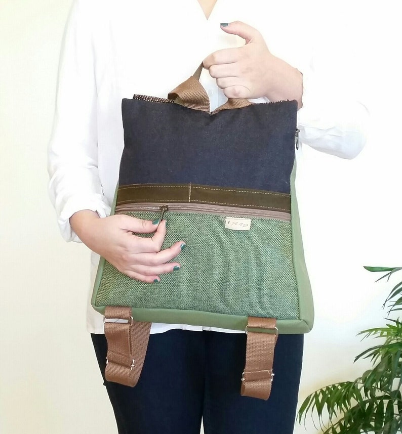 Beautiful Mustard Backpack With Ethnic Fabric Handmade Vegan - Etsy