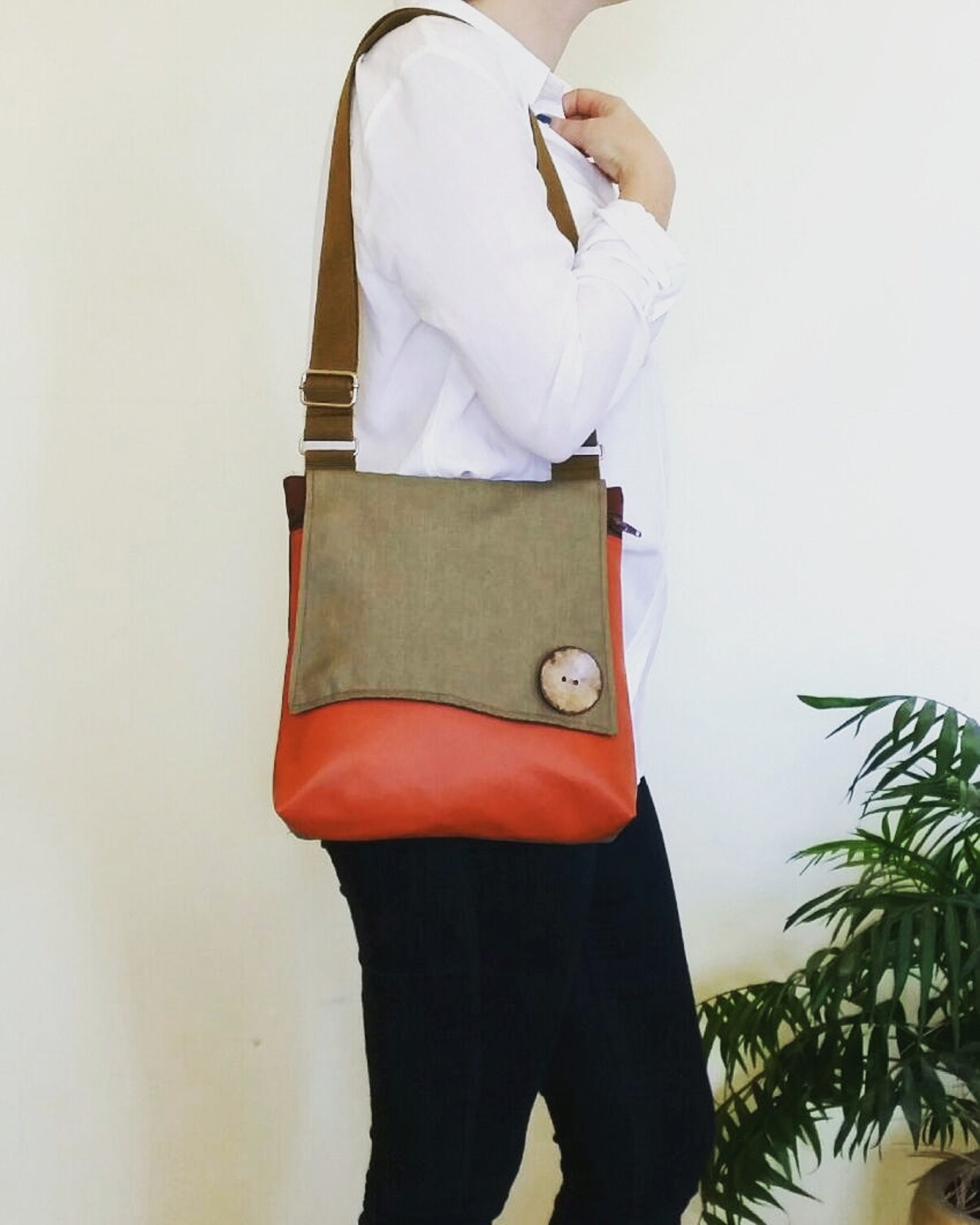 Sac à main à bandoulière Sac tout en tissu Sac écologique - Etsy France