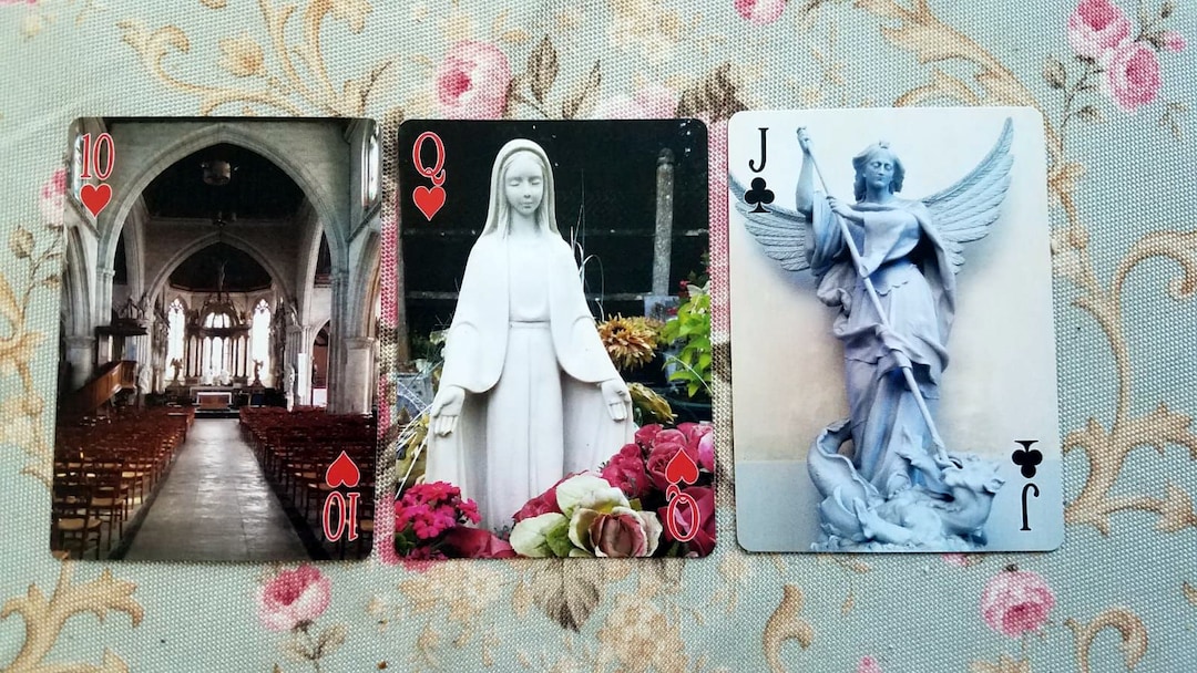 Celestial Playing Cards Deck (saints, Angels...) - Etsy