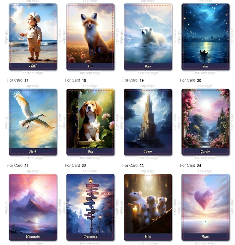 Lenormand Cards - Deluxe Edition - 1 Extra Man and Woman (38 Cards ...