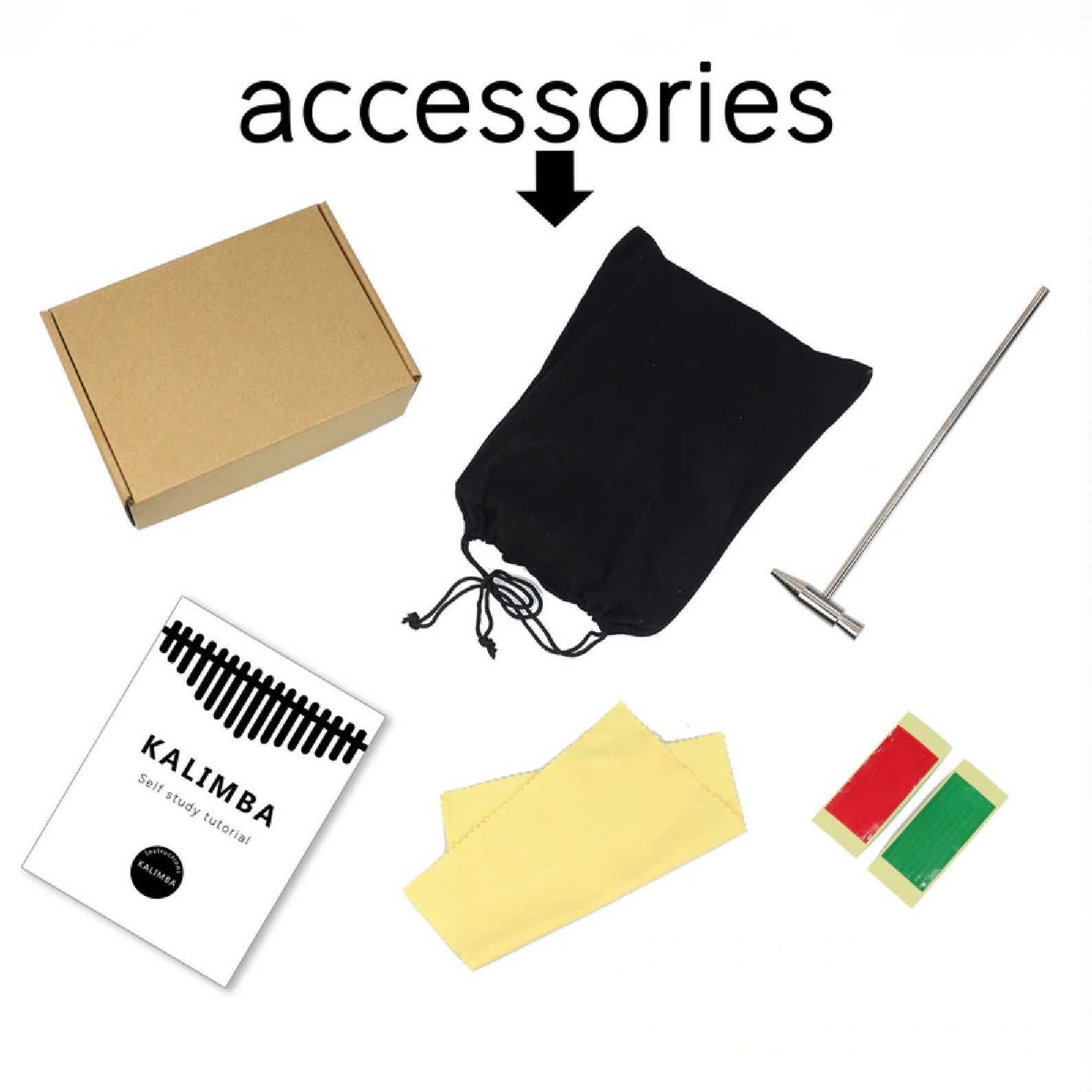 White 17 Key Kalimba Mbira African Thumb Finger Piano Play - Etsy