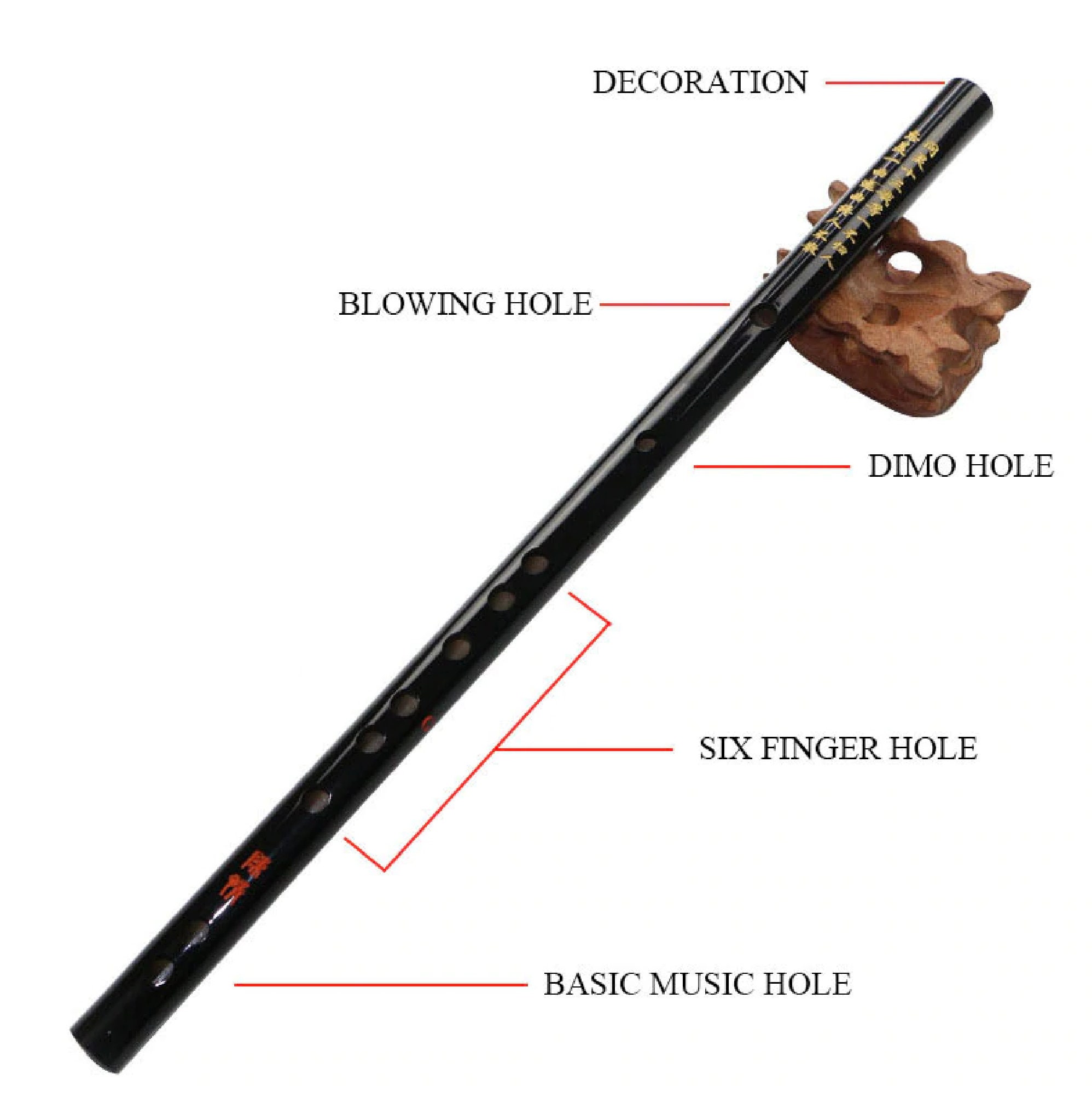 Chinese Bamboo Flute Dizi Bansuri Beginner Professional Wind Instrument ...