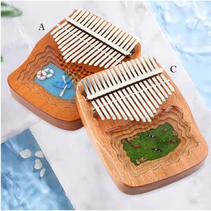 17 Kalimba Ocean Beach Fish Seashell Thumb Piano Sanza Mibra - Etsy