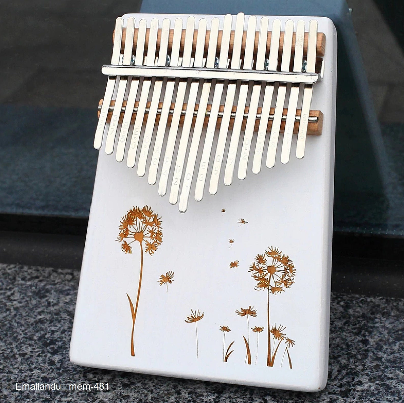 White 17 Key Kalimba Mbira African Thumb Finger Piano Play - Etsy