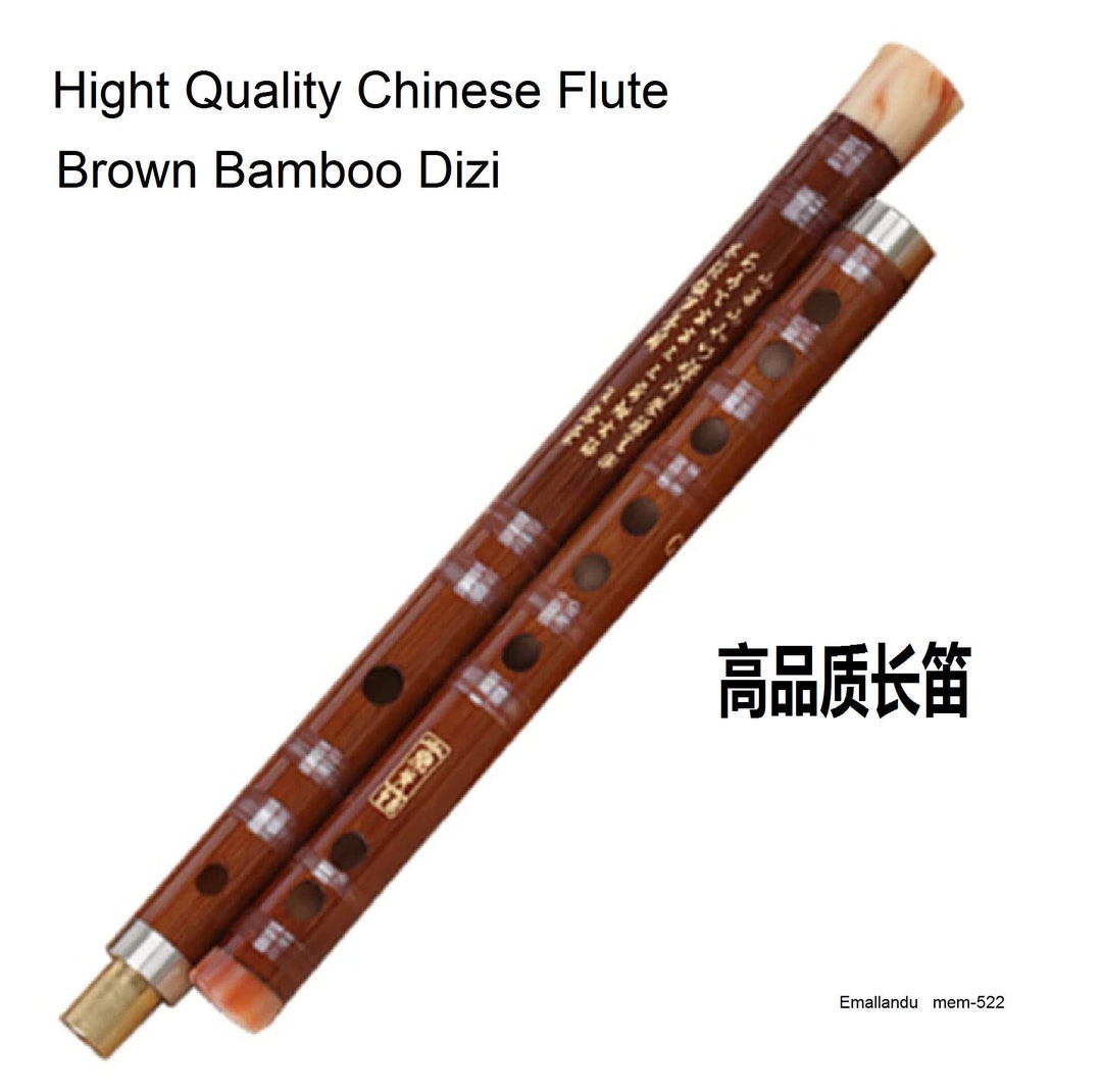 Bamboo Dizi Flute: Brown Traditional Chinese Wind Instrument - Etsy