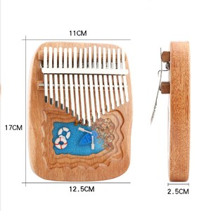 17 Kalimba Ocean Beach Fish Seashell Thumb Piano Sanza Mibra - Etsy