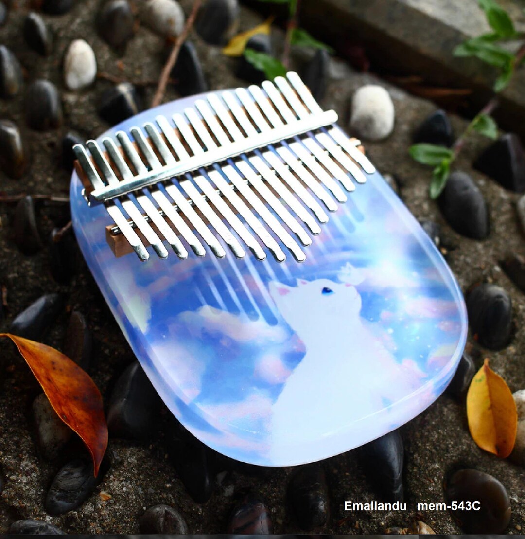 Dream Kalimba Thumb Piano Hluru Art Design Cat Clear Crystal ...