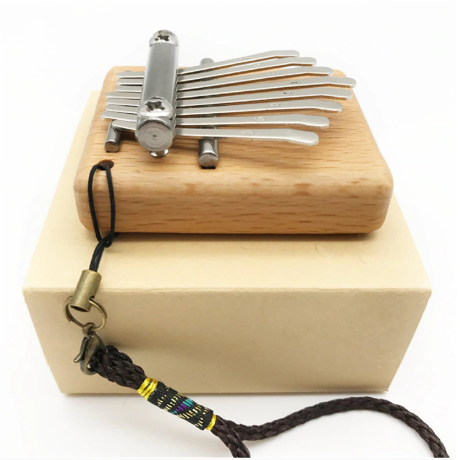 8 Keys Kalimba Cute Mini Portable Thumb Piano Wood Mahogany | Etsy