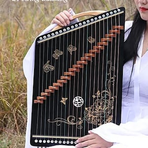 21 String Guzheng Traditional Chinese Zither Koto Musical Instrument ...