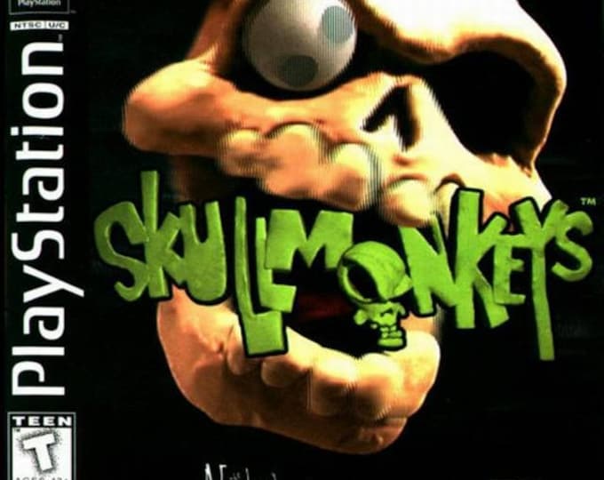Skull Monkeys PS1 Great Condition Fast Shipping - Etsy