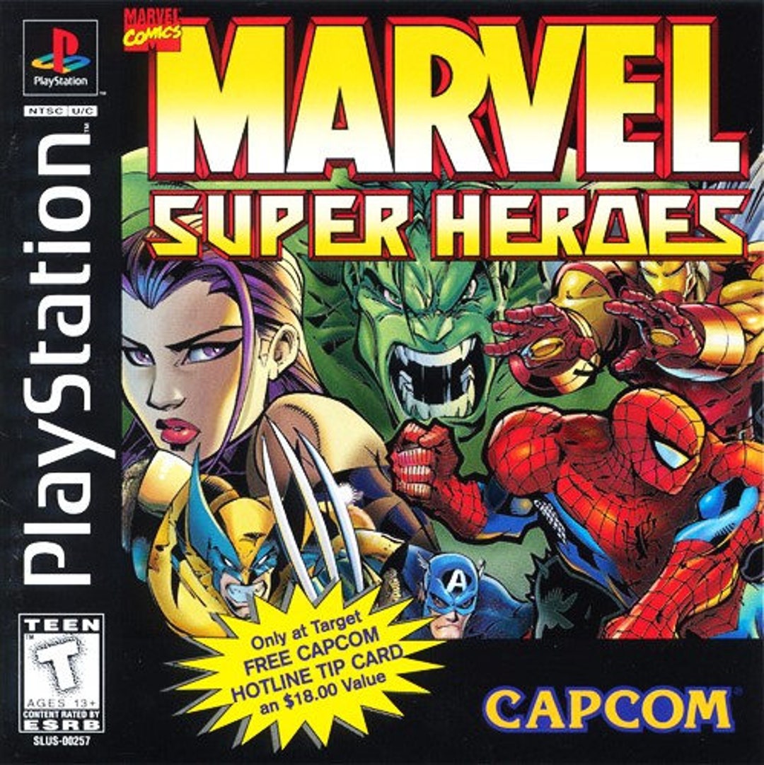 Marvel Super Heroes PS1 Great Condition Fast Shipping - Etsy