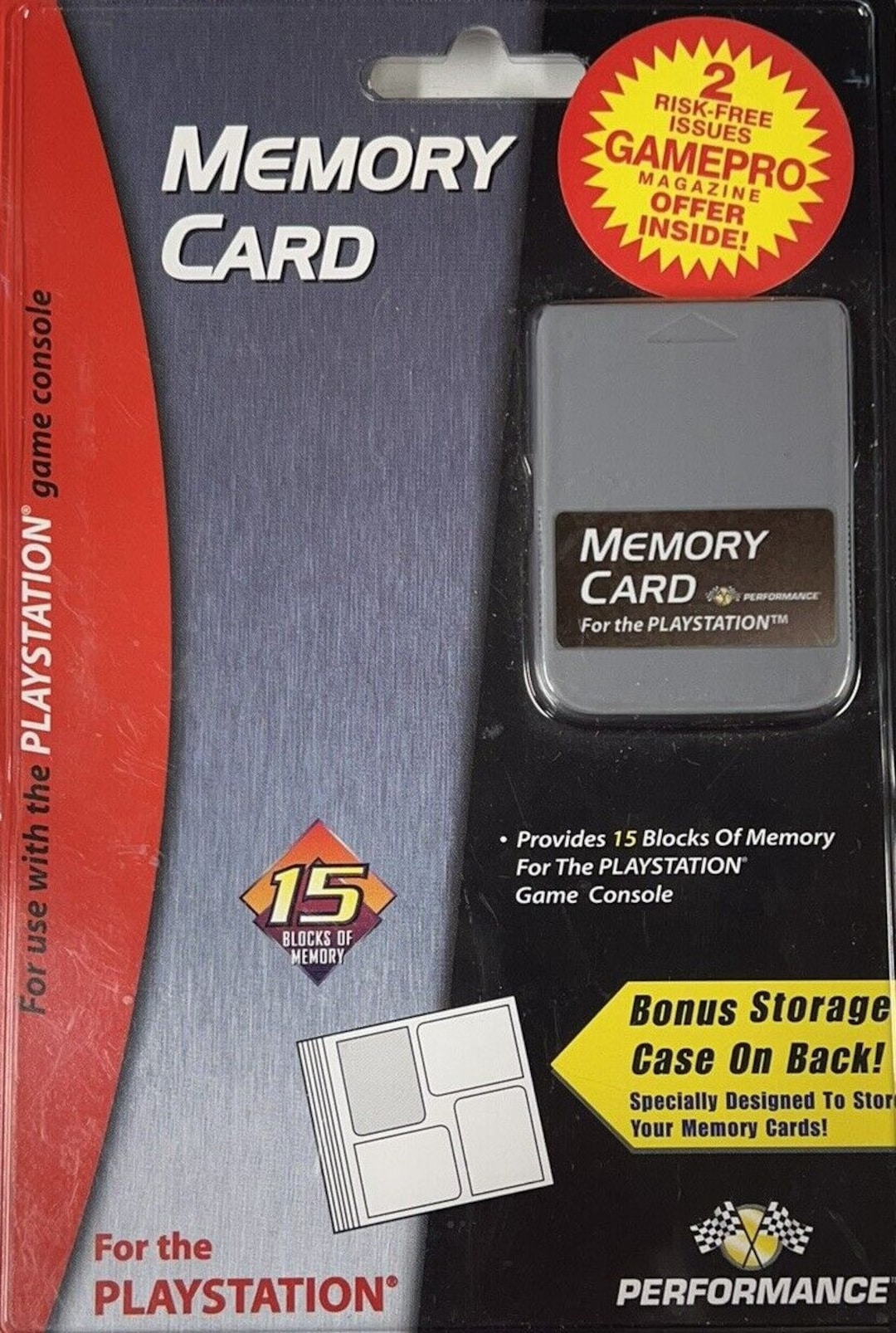 Performance Brand PS1 Memory Card Great Condition Fast Shipping - Etsy
