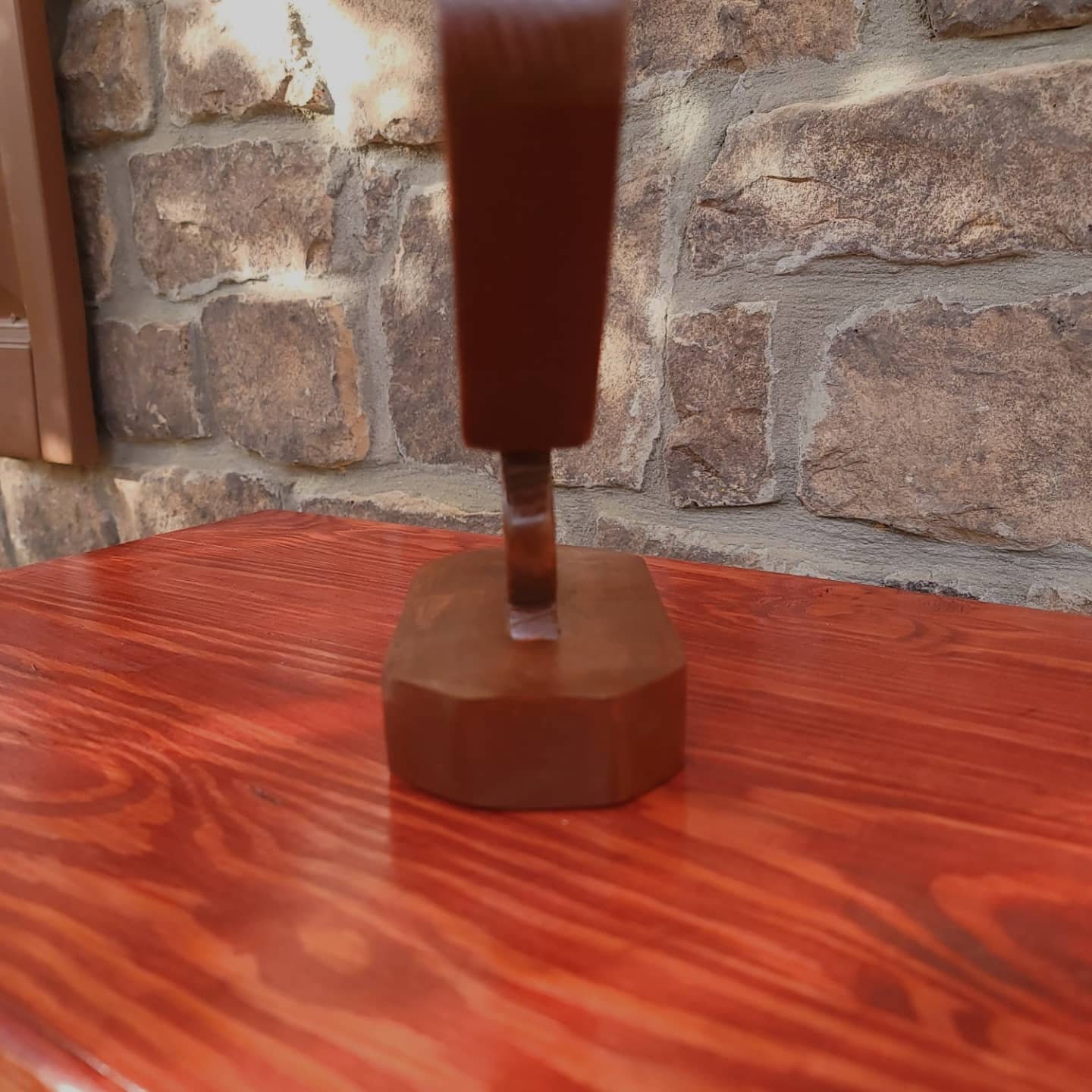 Menorah, Kenora, Candle Holder, Seven Candle Stand, Rustic Oak Wood ...