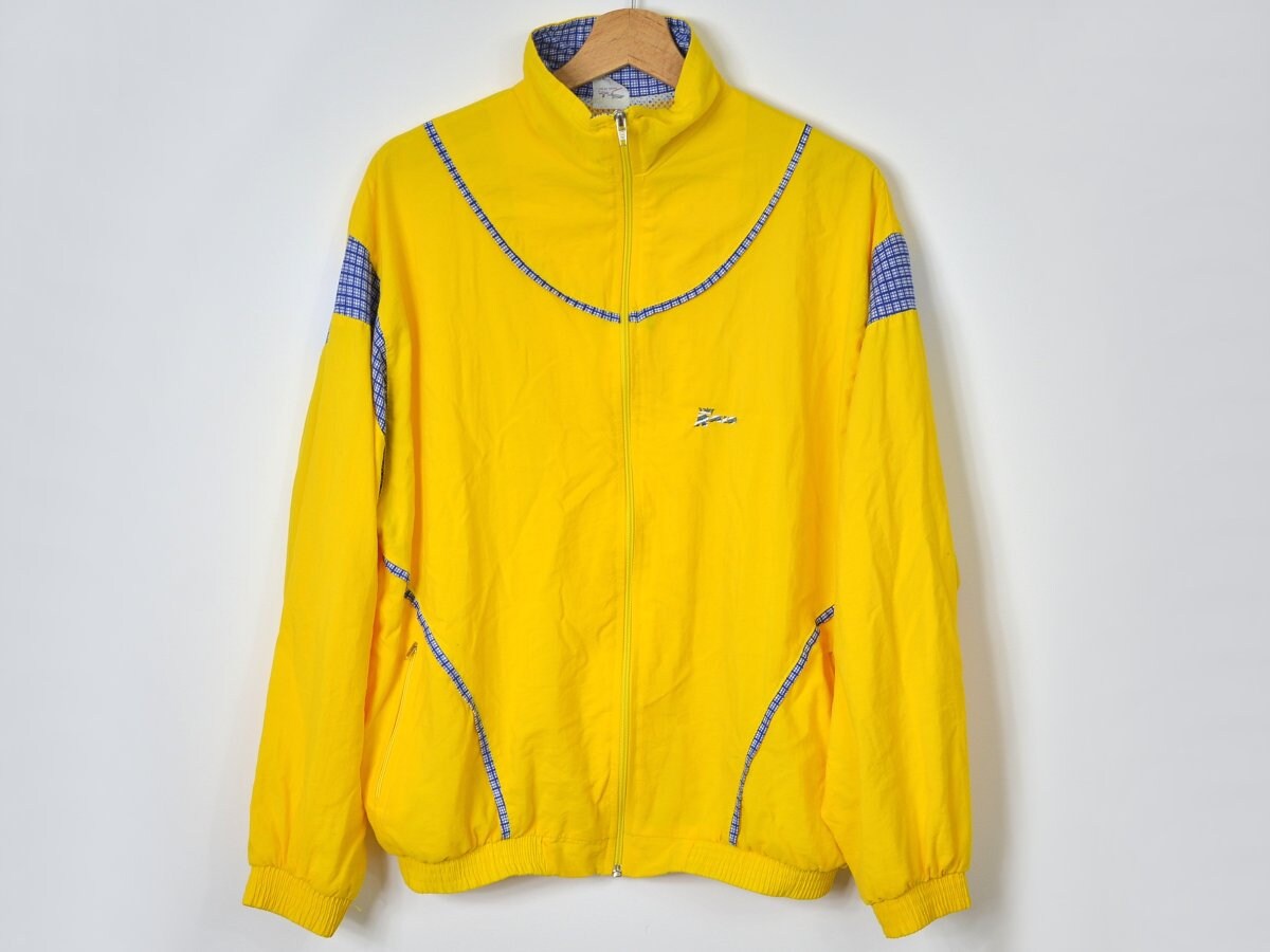 Yellow Windbreaker Vintage Sport Jacket Spring Sun Old School | Etsy