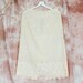 Cream Two Piece Set Blouse and Skirt Ethnic Minimalist Boho Hippie L ...