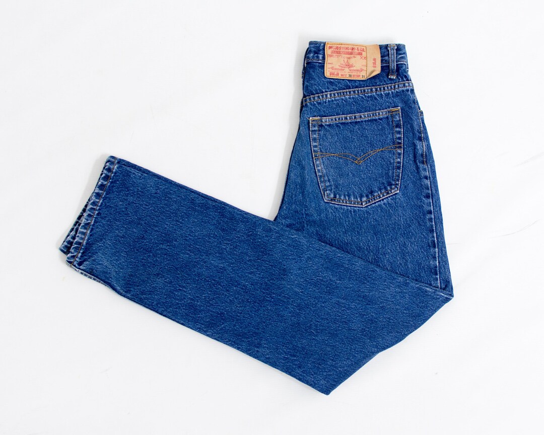 90s Bugjo Jeans Vintage Denim Straight High Waist W29 L30 - Etsy