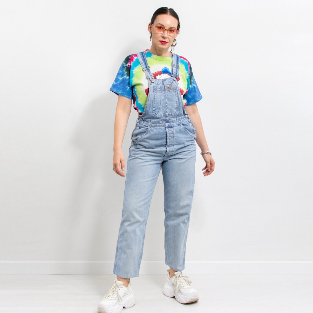 MUSTANG Vintage Overalls Denim Jumpsuit Dungarees Women Size S - Etsy