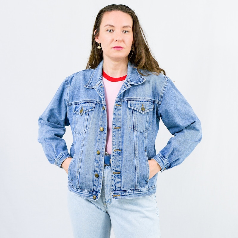 Grunge Denim Jacket - Etsy