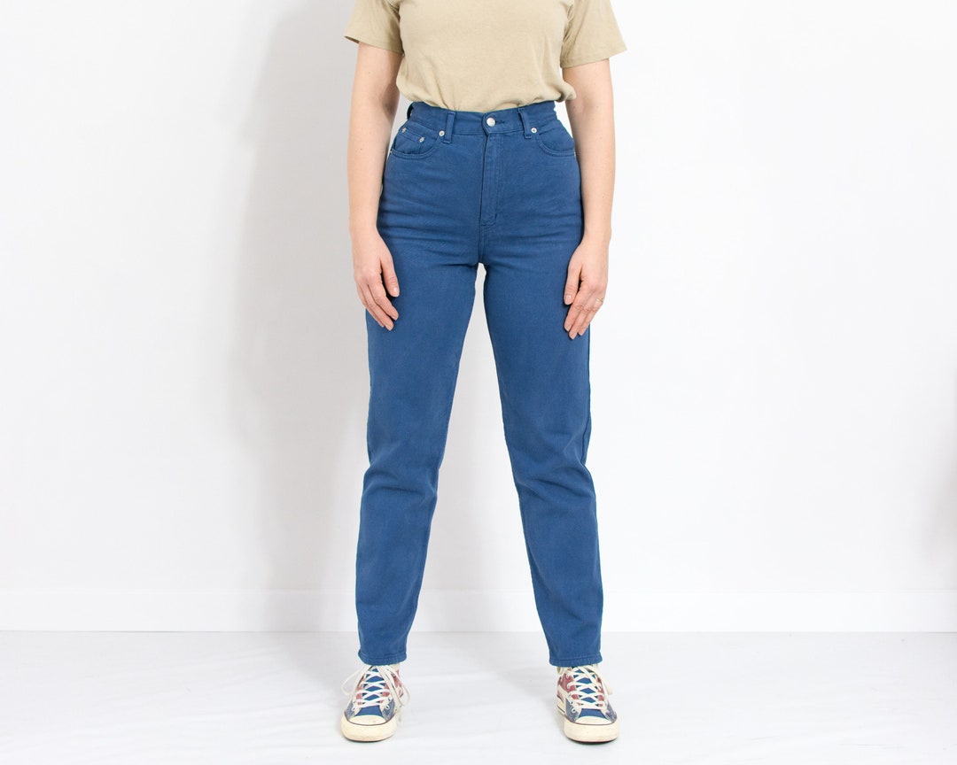 Universal Mom Jeans 90s Vintage Super High Waist Tapered Leg Size W27 ...
