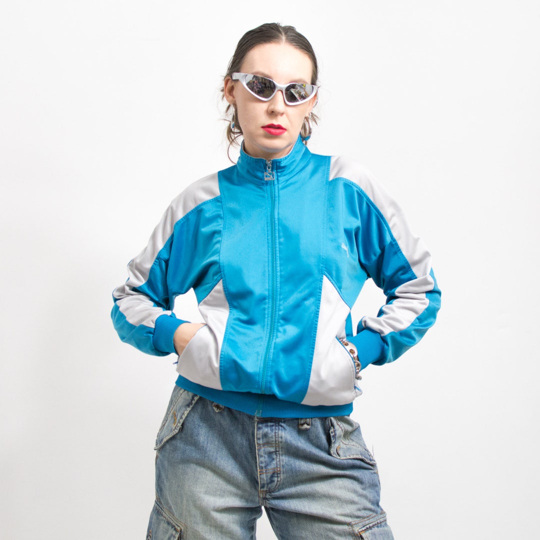 PUMA Track Jacket Vintage 90's Zip up Bloke Core Top Women S/M - Etsy